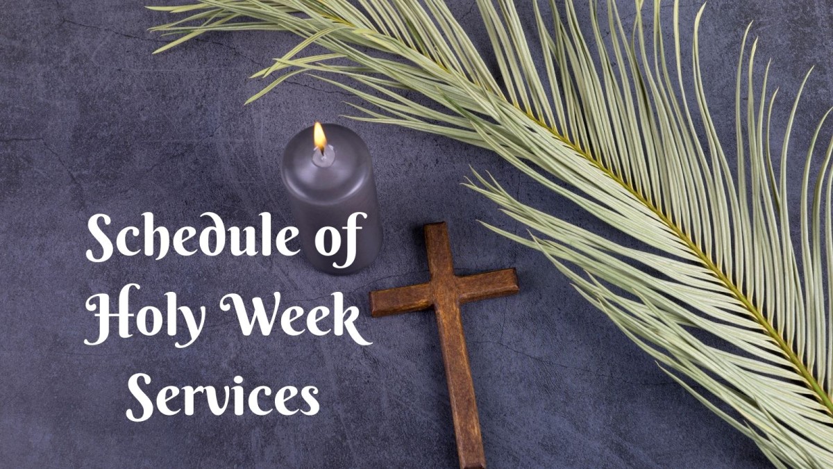 Holy Week Services at Saint Thomas Church